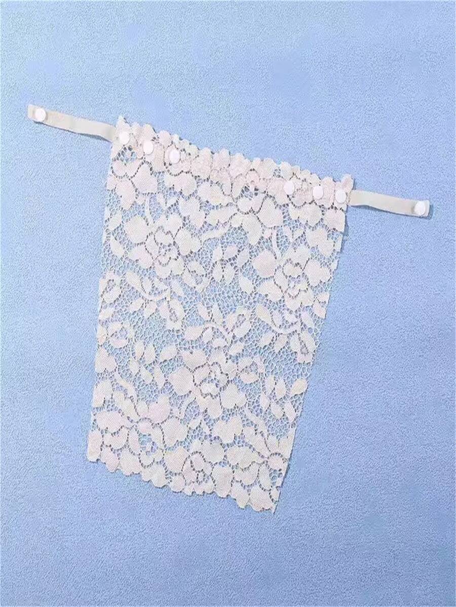 1pc Anti-slip One-piece Chest Cover Pad, Seamless Lace Wrapped Chest ...