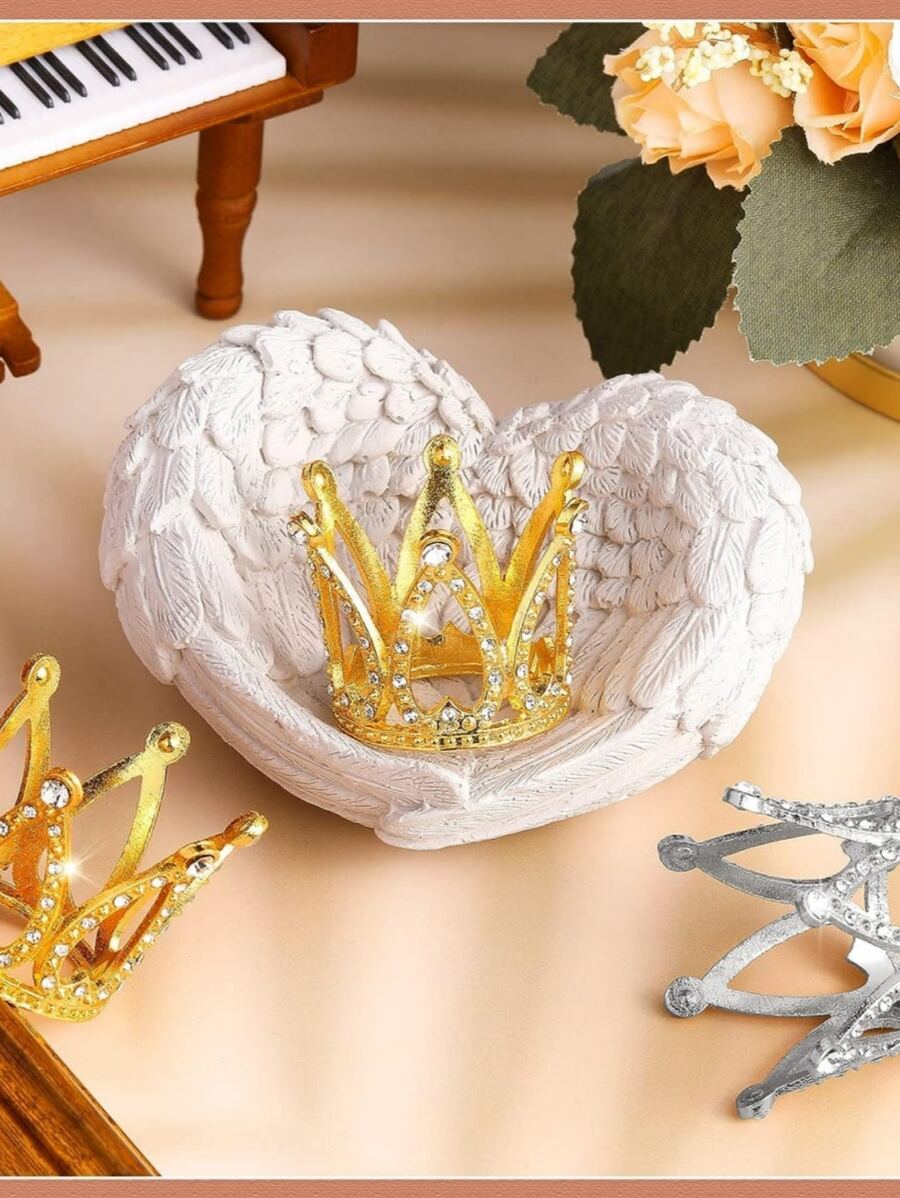 8pcs/set Crown Shaped Rhinestone Decor Cake Topper | SHEIN USA