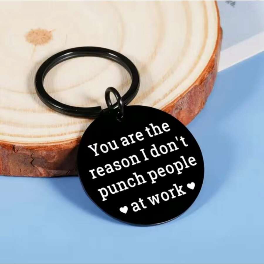 1 pc Funny Coworker Keychain Gift For Women Men Favorite Colleague Gift ...