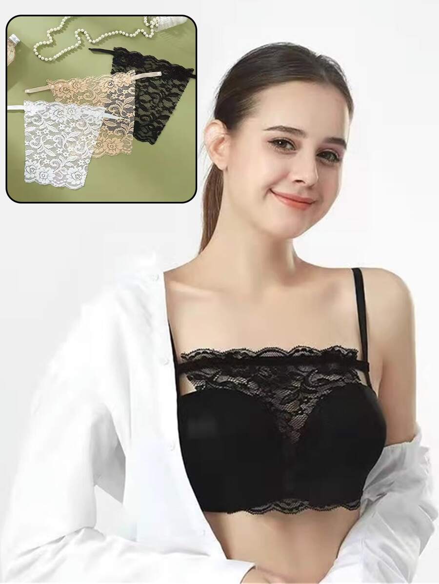 1pc Seamless Chest Wrap With Anti Slip Breast Cover Summer Strapless