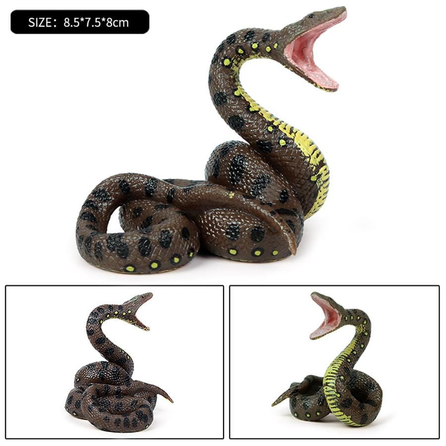High Simulation Python Model Toy Big Realistic Snake Halloween Tricky ...