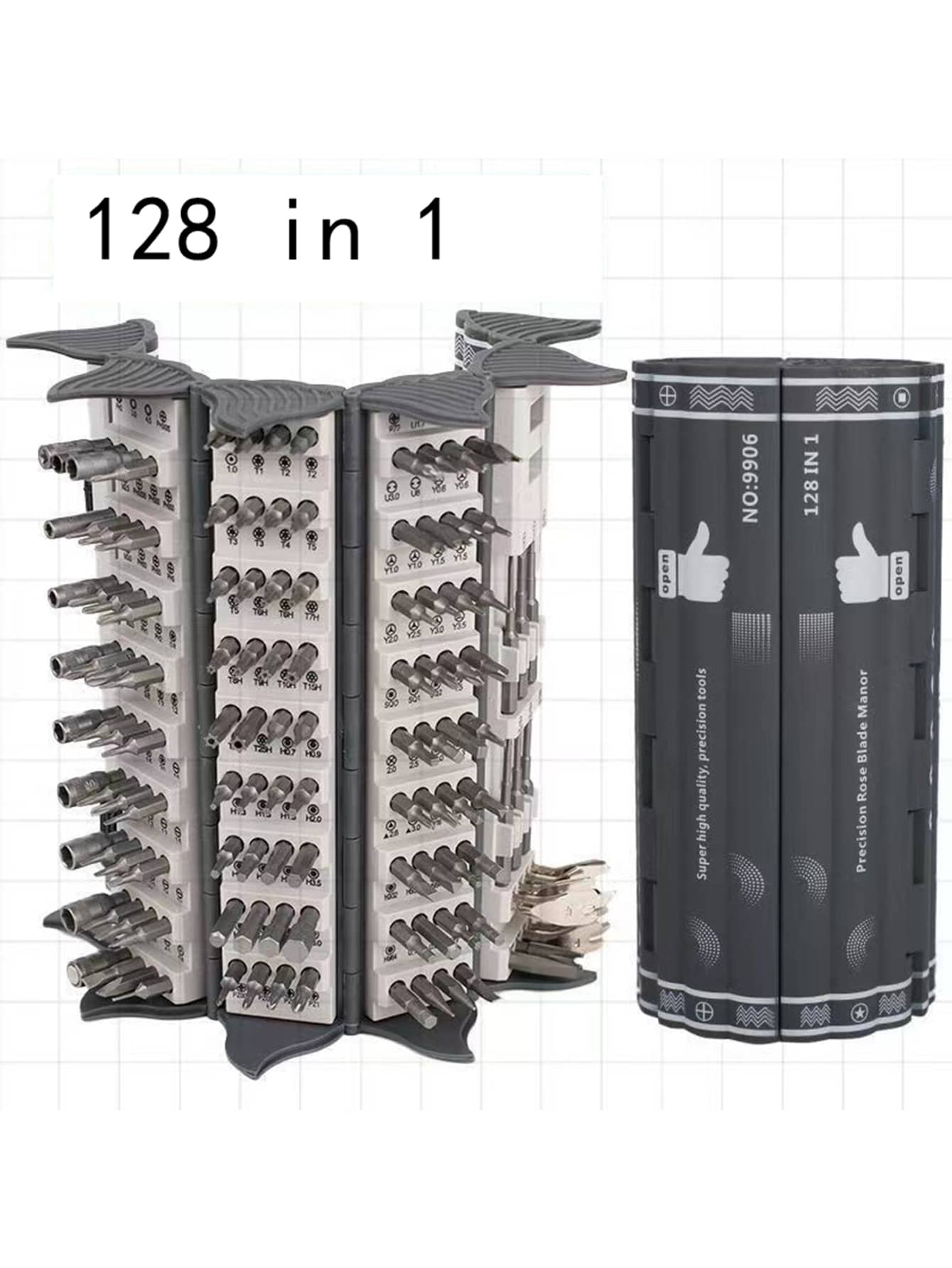 128 In 1 Multifunctional Screwdriver Set, Including Cross & Flower ...
