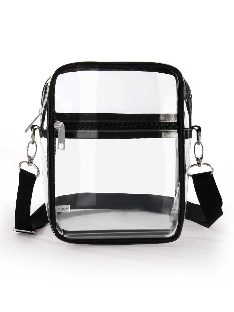 Clear Crossbody Bag, Stadium Approved Clear Bag For Concerts, Sporting ...