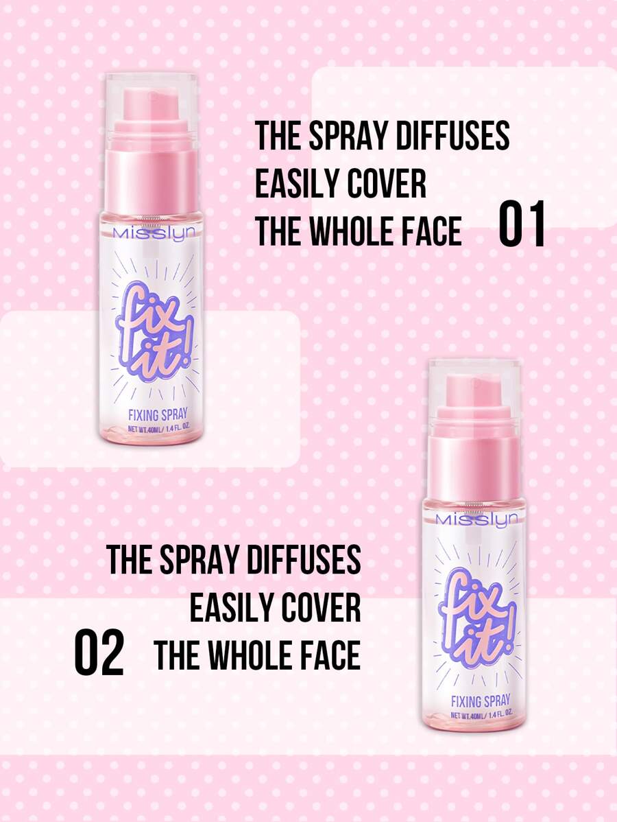 Misslyn FIX IT! FIXING SPRAY, Makeup Finishing Spray and Primer - Long ...