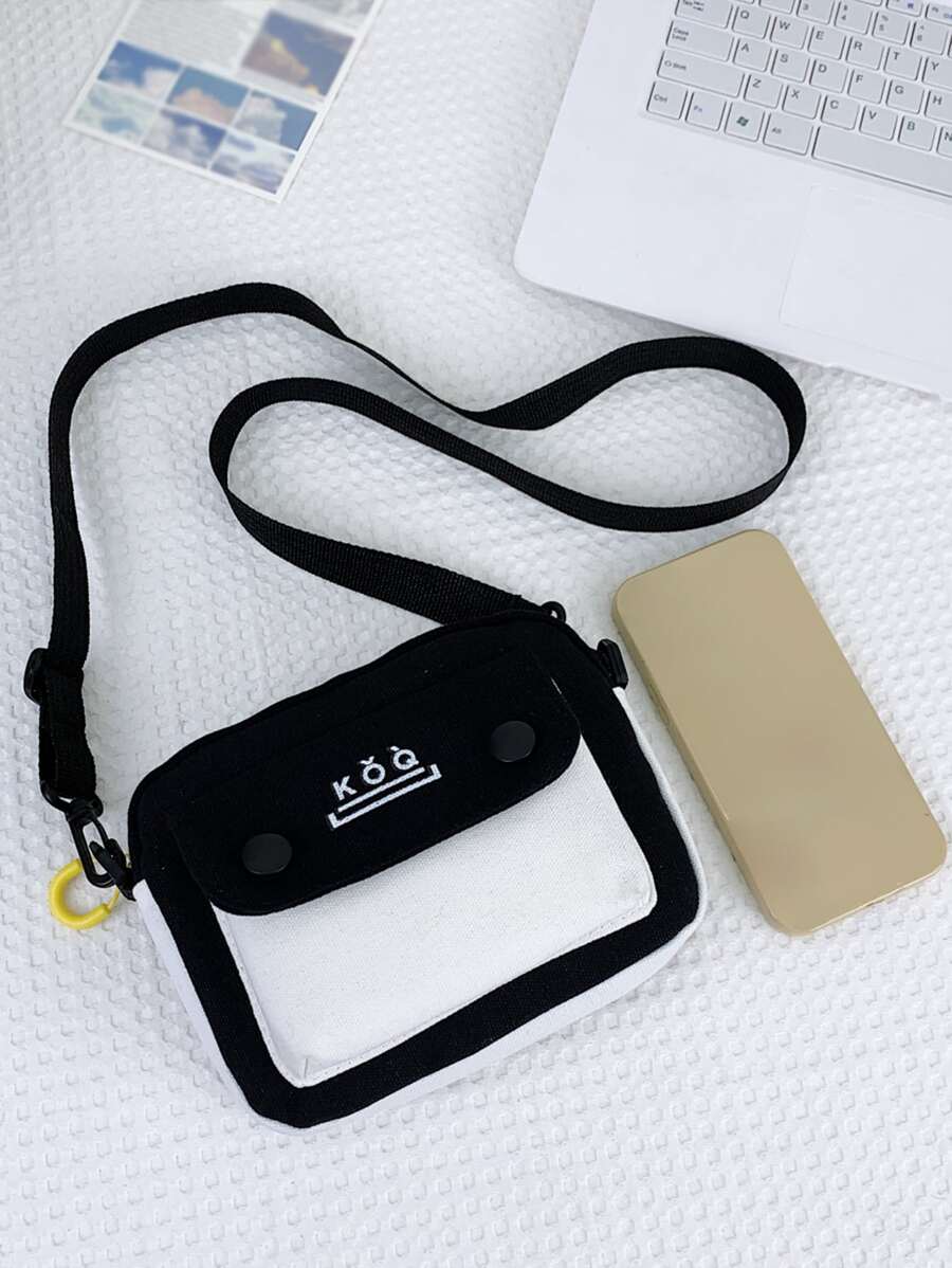Students Multifunctional Sling Bag Shoulder Bag Casual Bag Mini Square ...