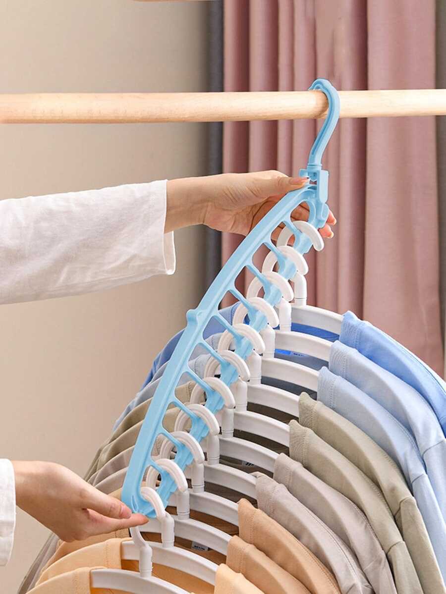 Multifunctional Clothes Hanger with 360 ° Rotation Hook Head, Household ...