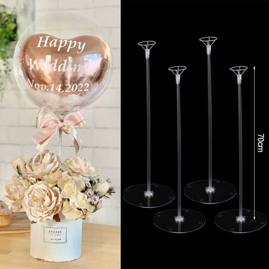4 Sets 70cm Single Head Table Floating Balloon Centerpiece Kit | SHEIN USA