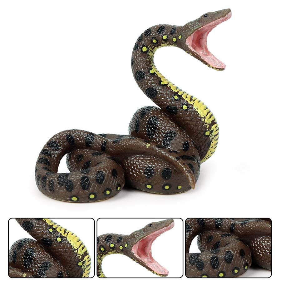 Juguete De Alta Simulación Con Modelo De Serpiente Python Grande Y ...