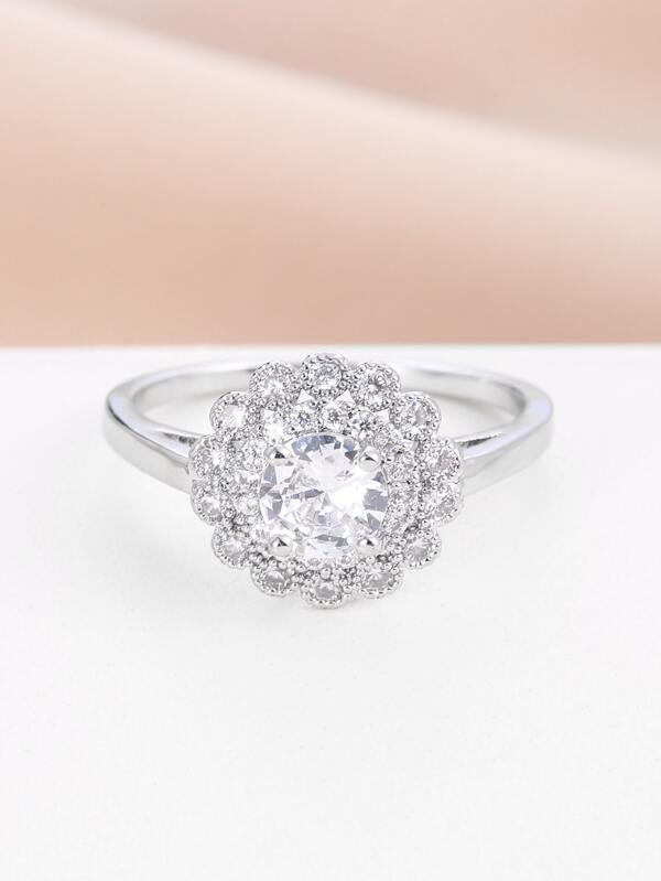 Cubic Zirconia Couple Rings | SHEIN USA