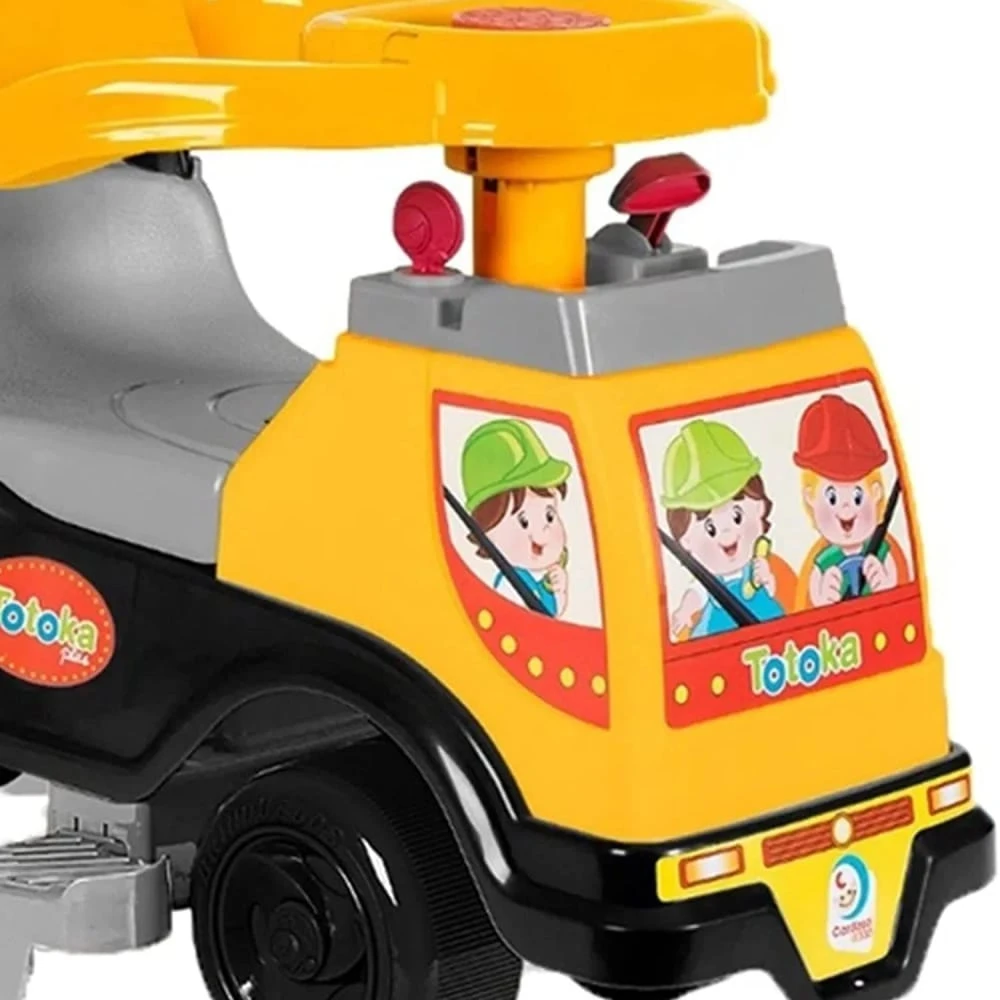 Totoka Criança Andador Bebe Infantil Plus Cardoso Toys Haste Empurrar ...
