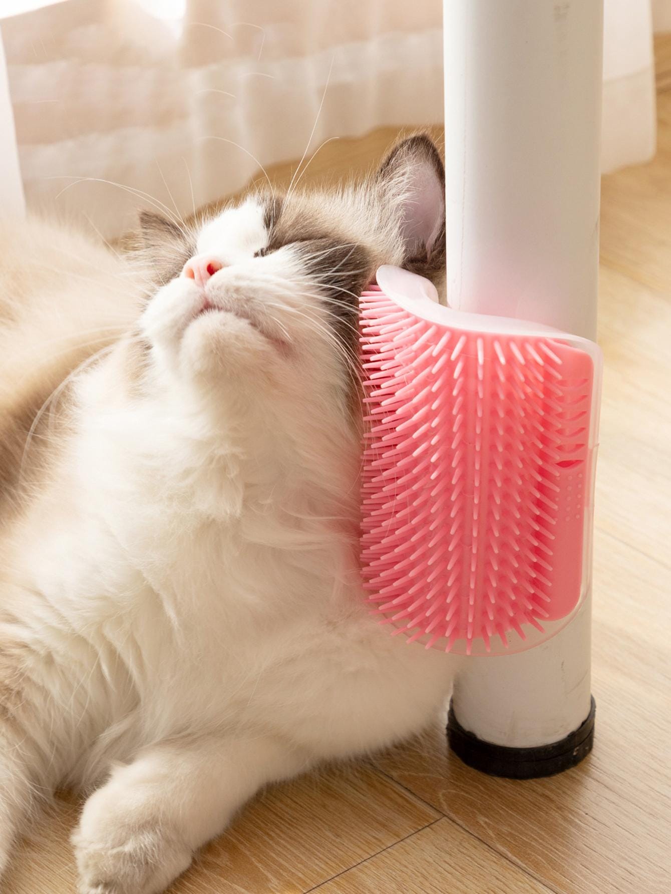 1pc PVC Wall Corner Self- Scratch Massager With Adhesive Screw Dual-use ...