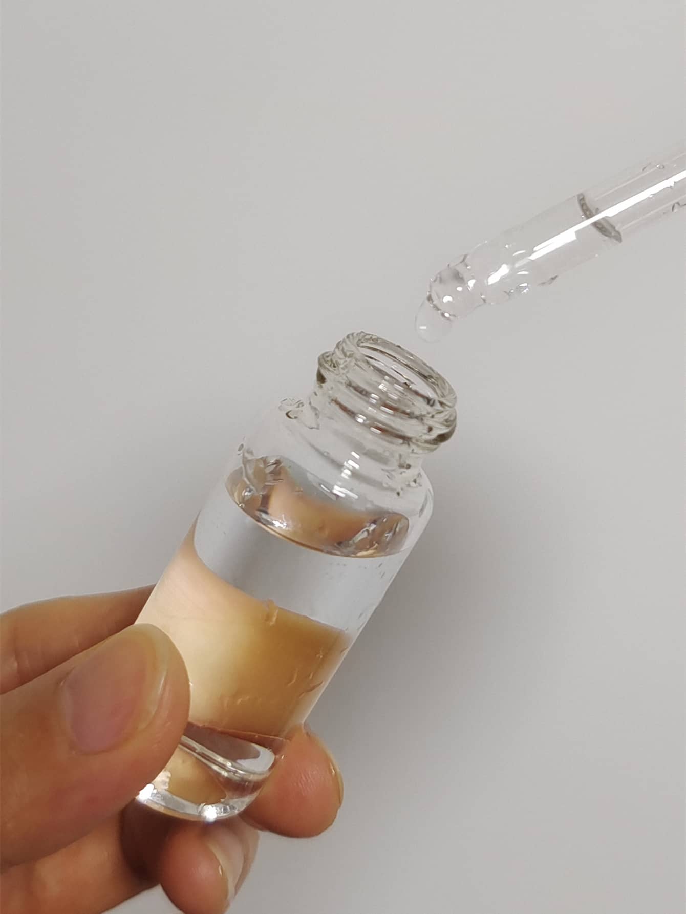 3Pcs 15Ml Glass Essential Oil Dropper Bottles, Empty Clear Glass Liquid Vials With Glass Eye ...