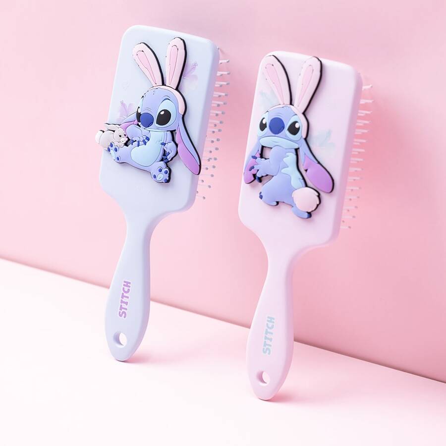 Miniso Lilo And Stitch Square Massage Air Bag Comb Achieve High Crown ...