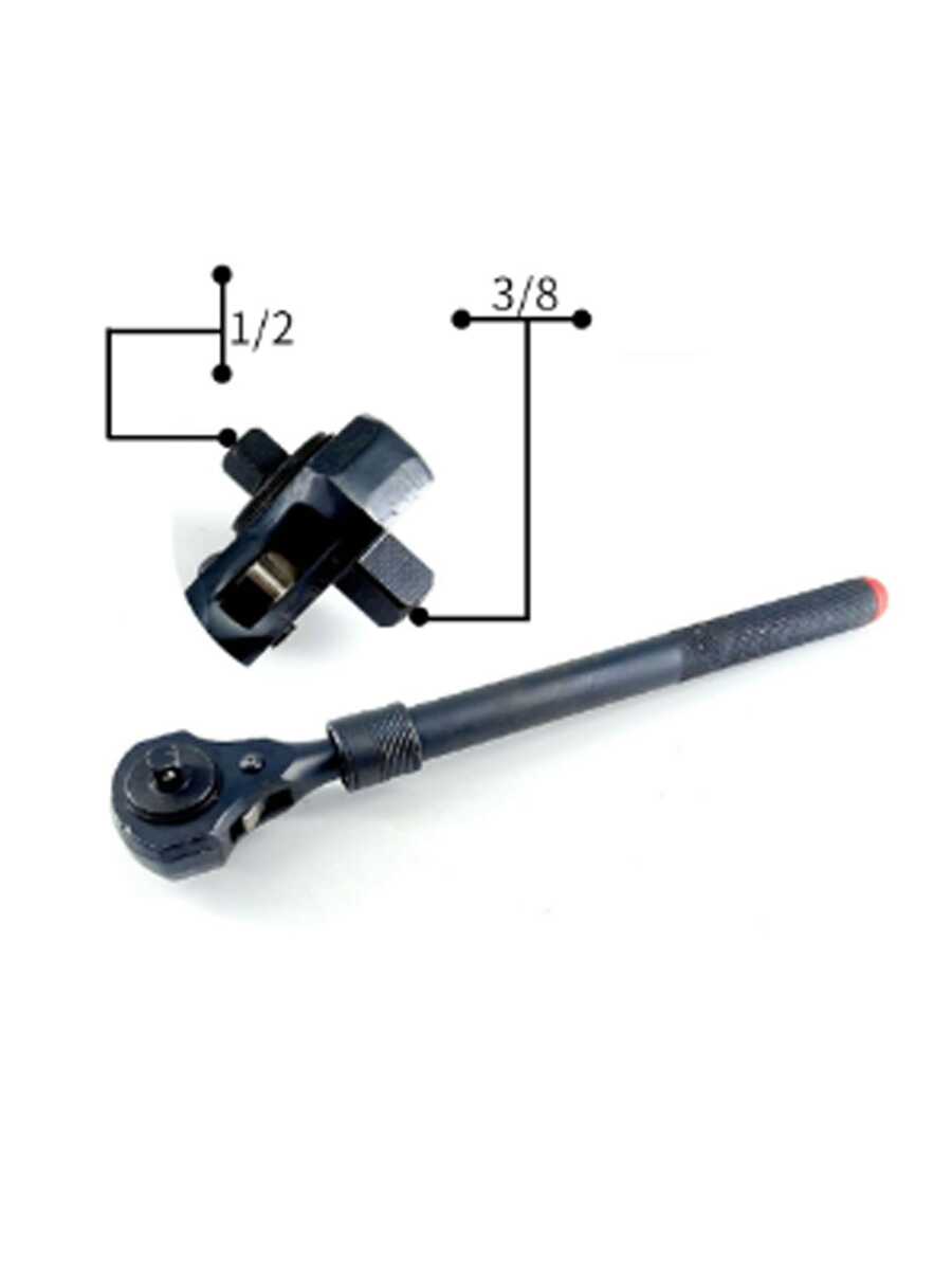 Long Handle Ratchet Wrench With Swivel Joint, Extension For Automotive ...