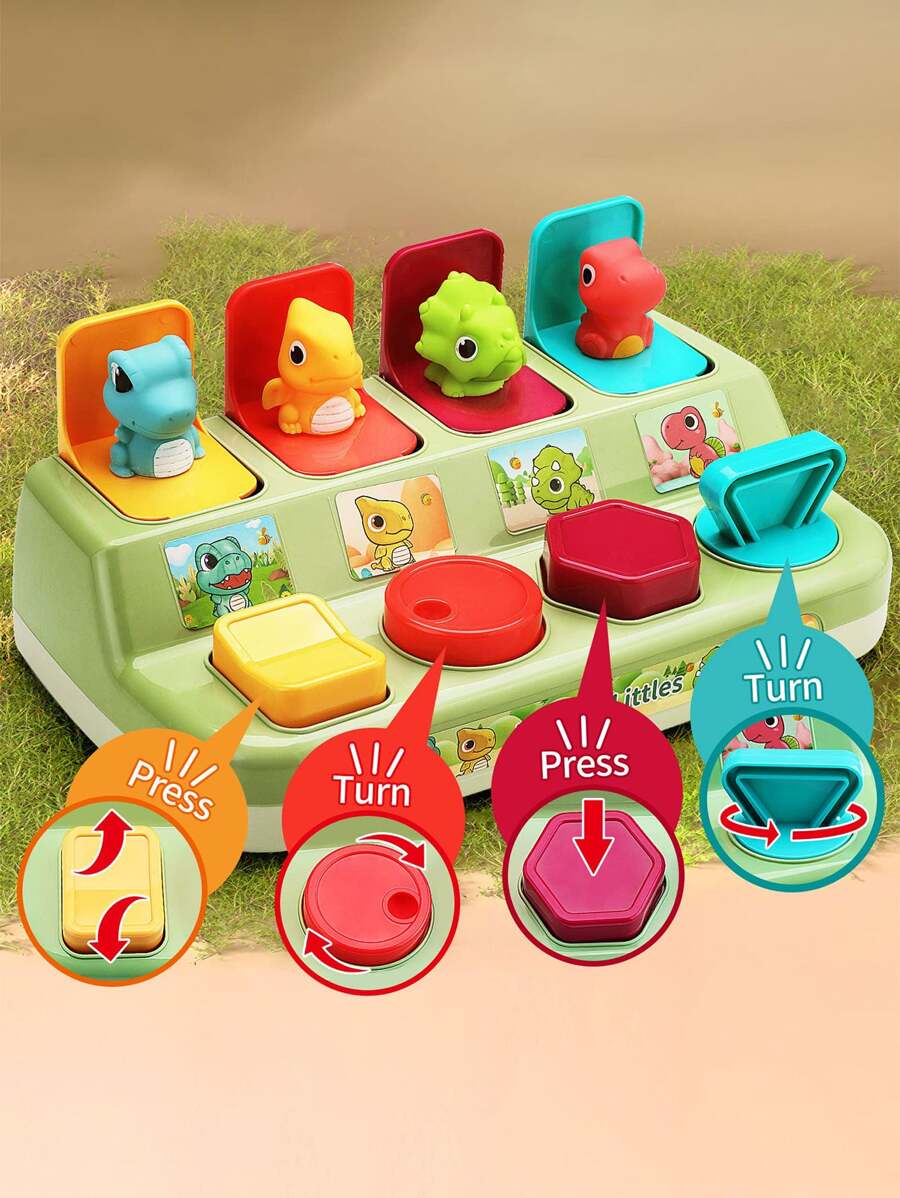 1pc Interactive Pop-Up Friend Baby Toy - Educational Infant Toy For ...