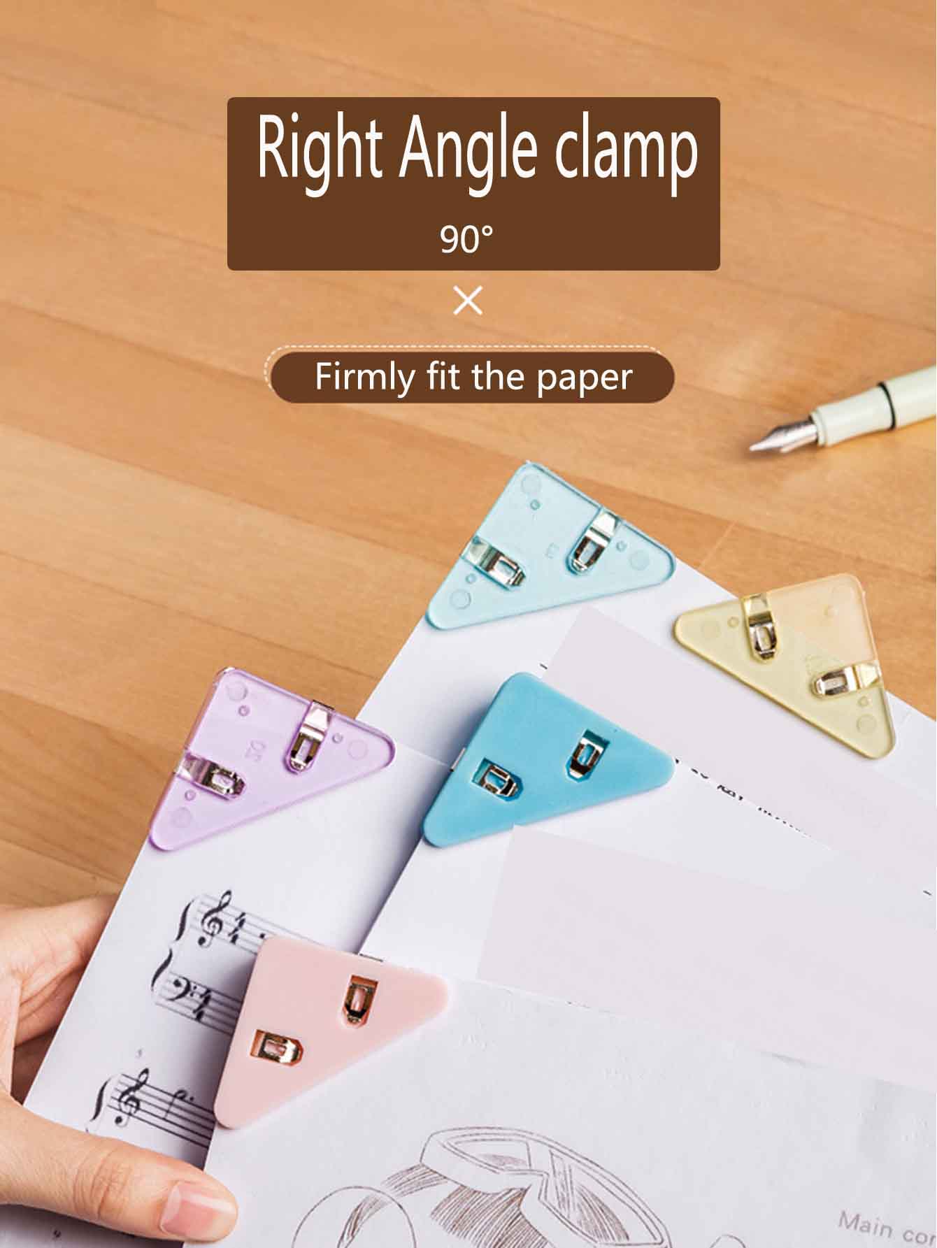 10pcs/pack, Triangular Plastic Folder With Colored Edges, Creative ...