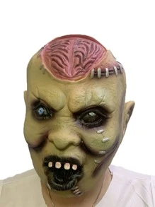 1pc Halloween Grimace bald head latex mask suitable for PROM dress up ...