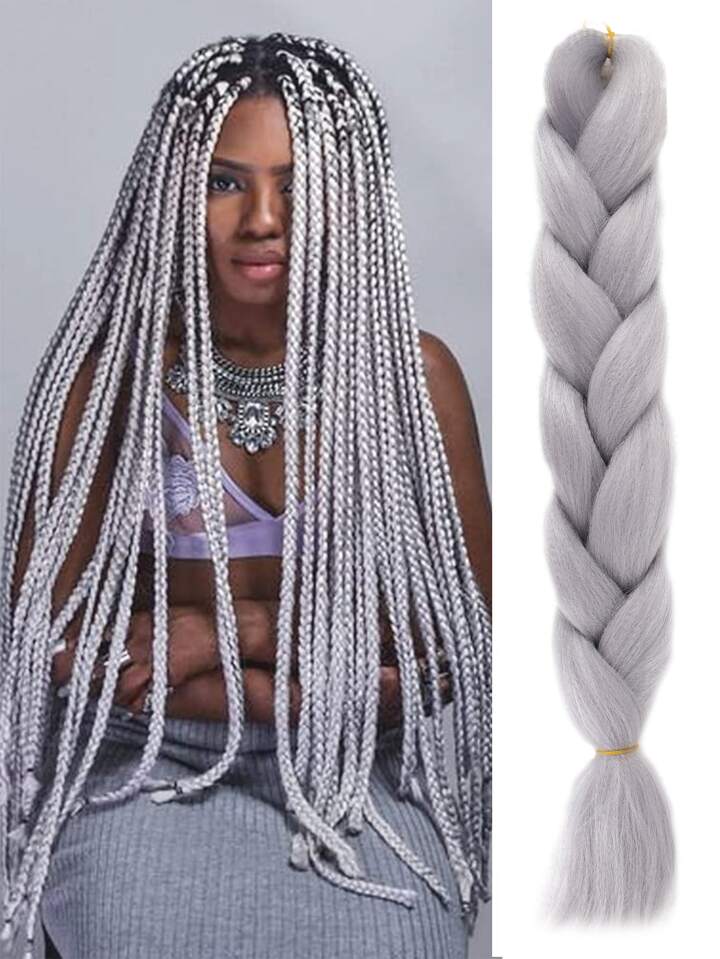 Silver Box Braids