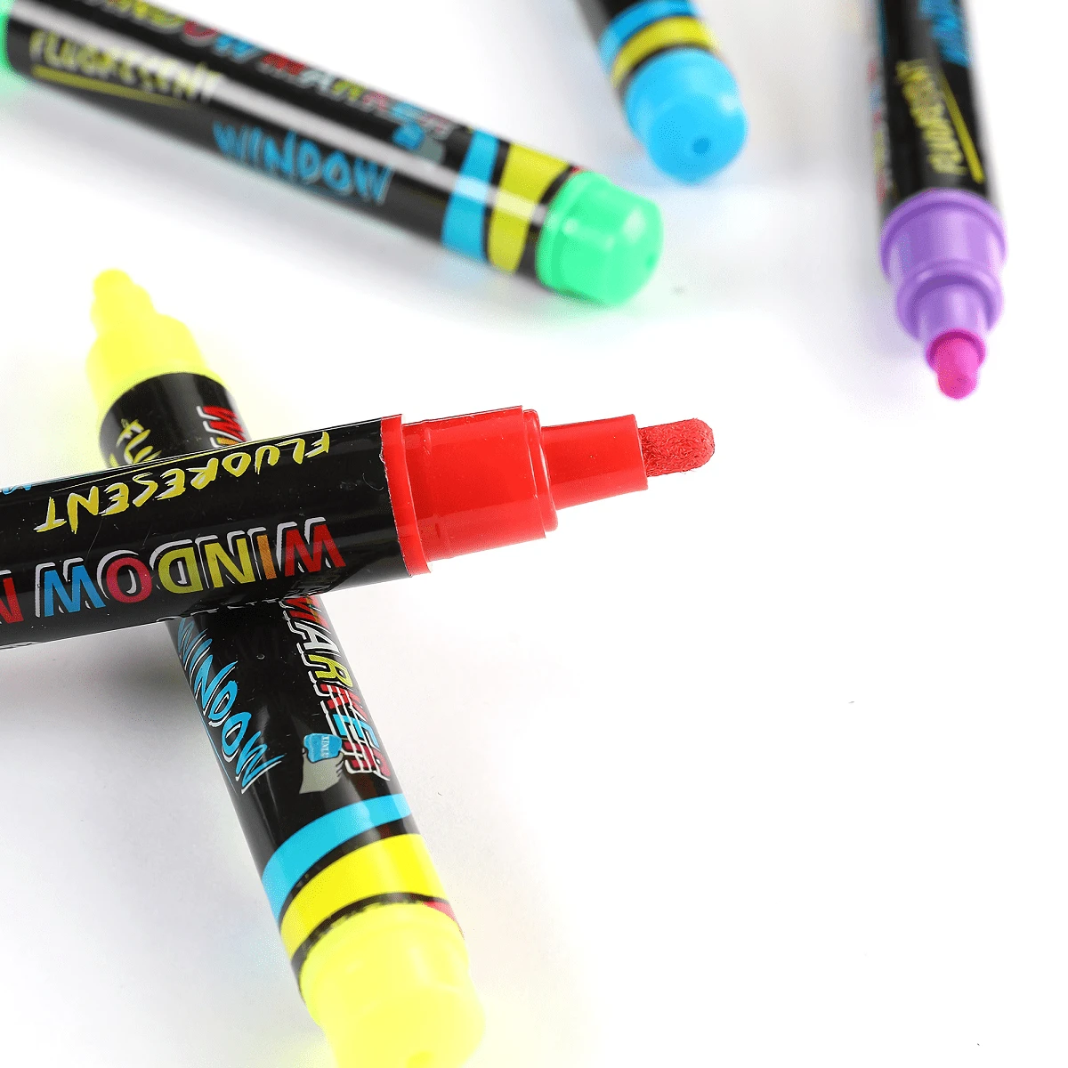 8pcs Colorful High-Capacity Window Marker Pens, Brighten Up Your LED ...