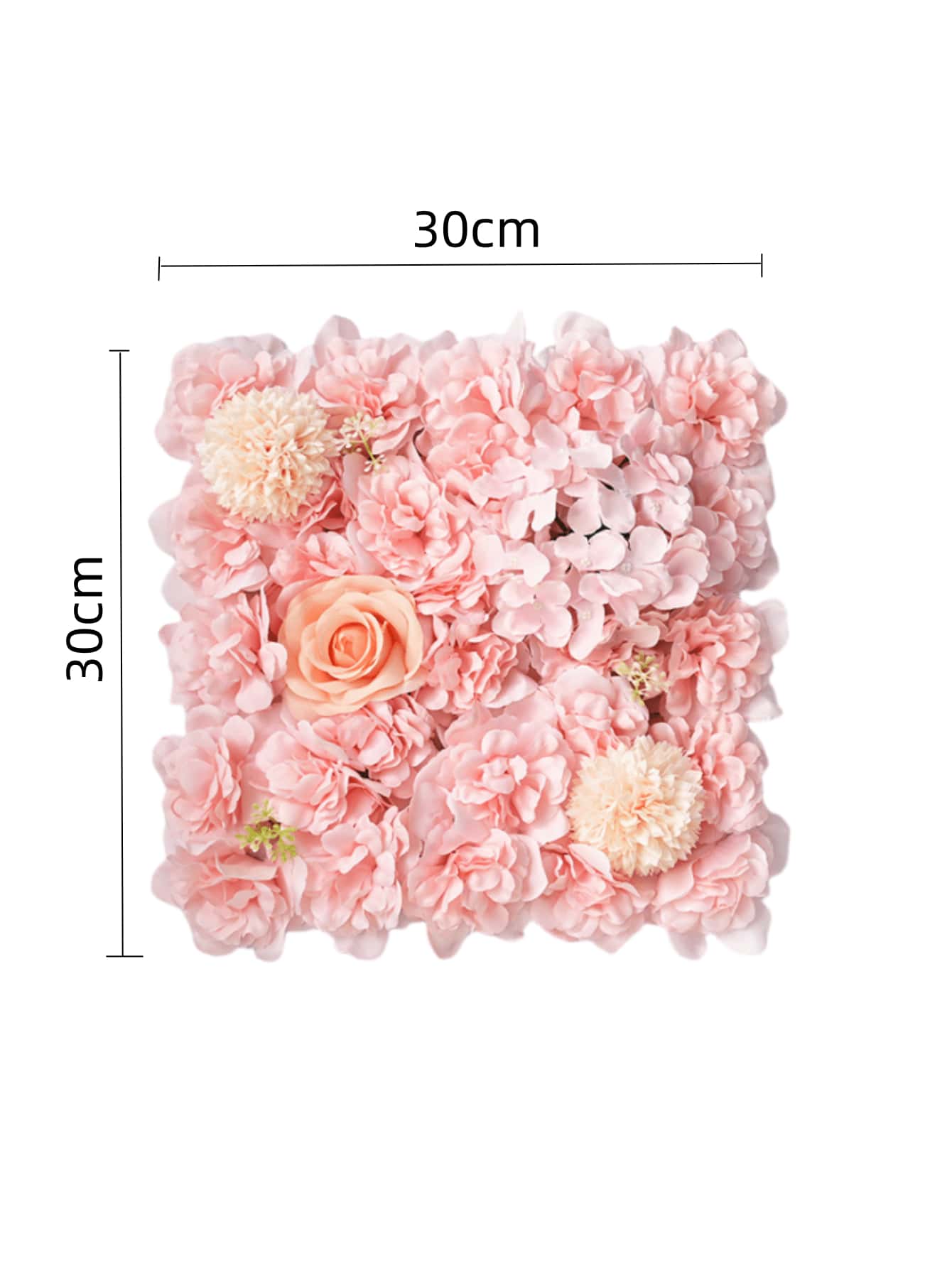 30cm Rose Wall Background Spring Pink Flowers Backdrops Girls Women ...
