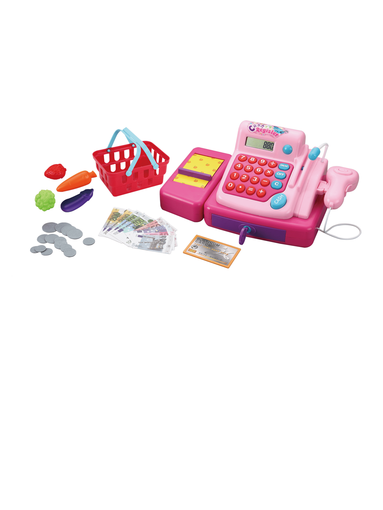 Plastic Cash Register Toy For Girls And Boys, Simulate Supermarket ...