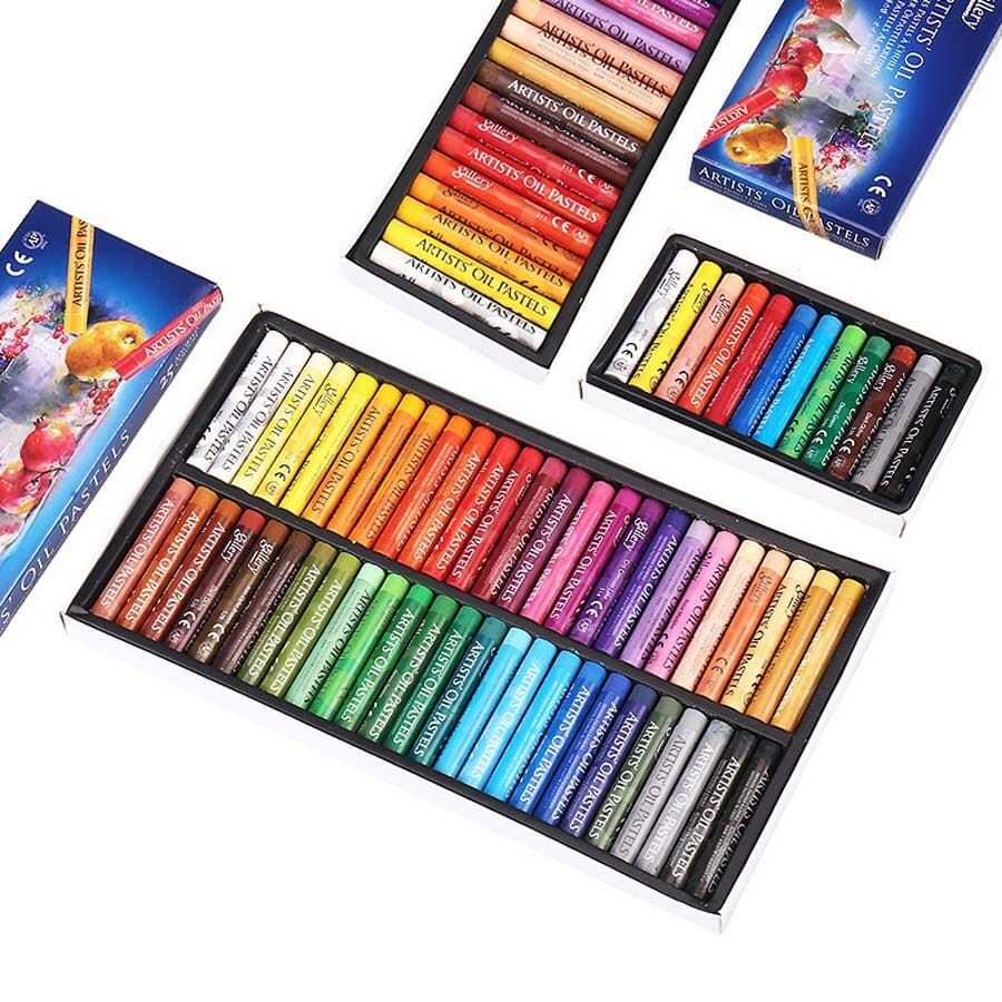 12/25/50pcs Artist Oil Painting & Chalk & Pastel & Drawing Brush Set ...