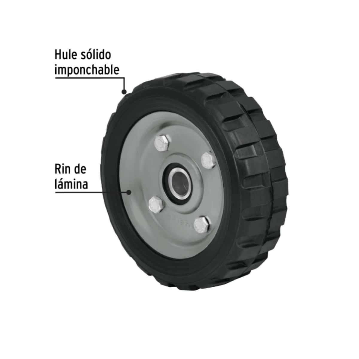 6" Solid Rubber Wheel For Diablo, Double Bearing | SHEIN USA