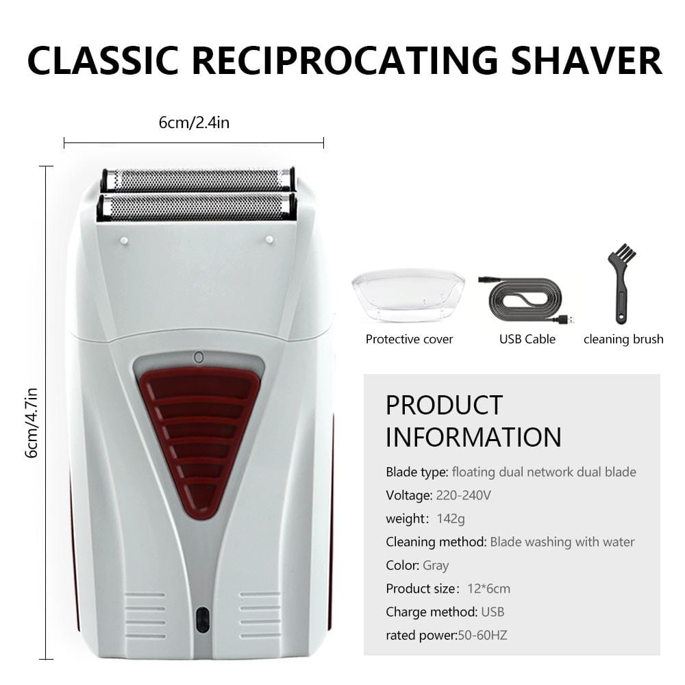 LK-2202 Professional Rechargeable Shaver/Shaper,Ultra-Close Shave,Hair ...