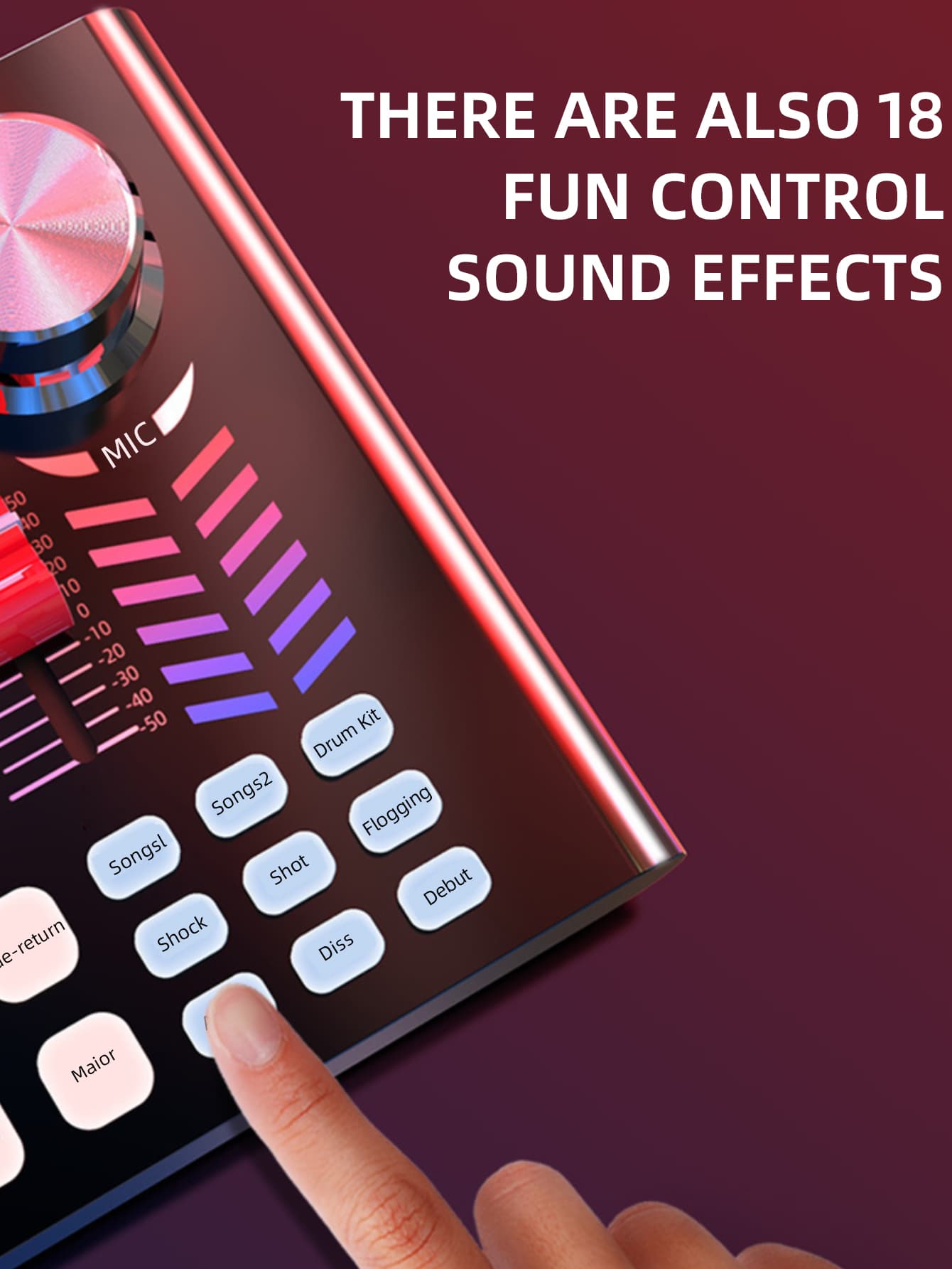 kinglucky Professional Sound Card With Dj Mixer, Portable Integrated ...