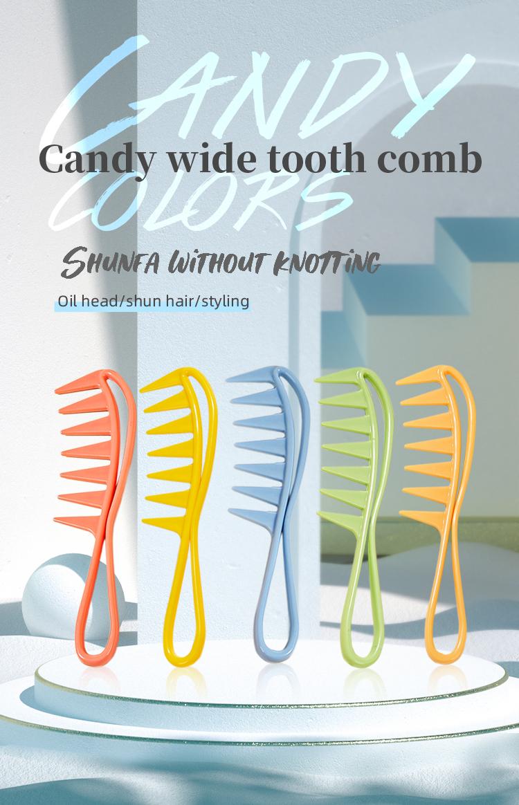 Wide-Tooth Comb For Pompadour Hairstyle, Retro Back Combing Comb For ...