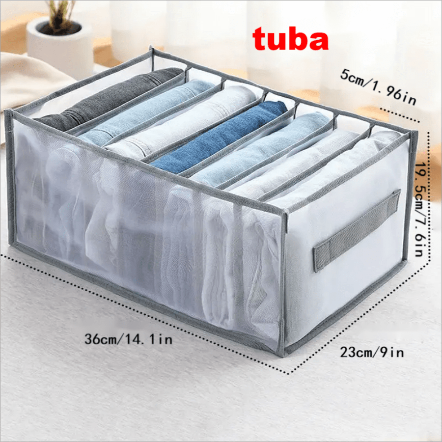1 Pieza Caja De Almacenamiento De Ropa Y Pantalones Con Múltiples ...