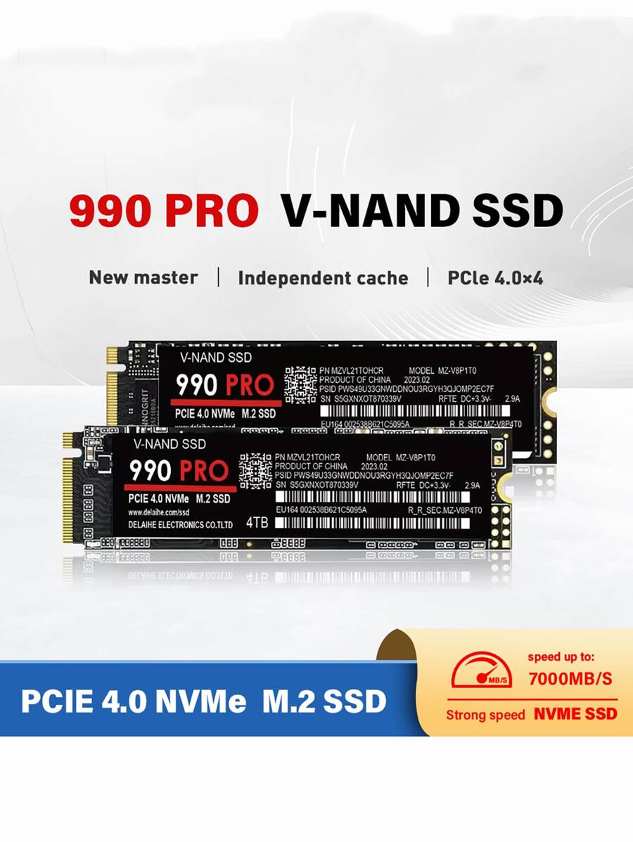 Samsung Samsung 990 PRO Solid State Drive 1TB/2TB NVMe M.2 Laptop PS5 ...