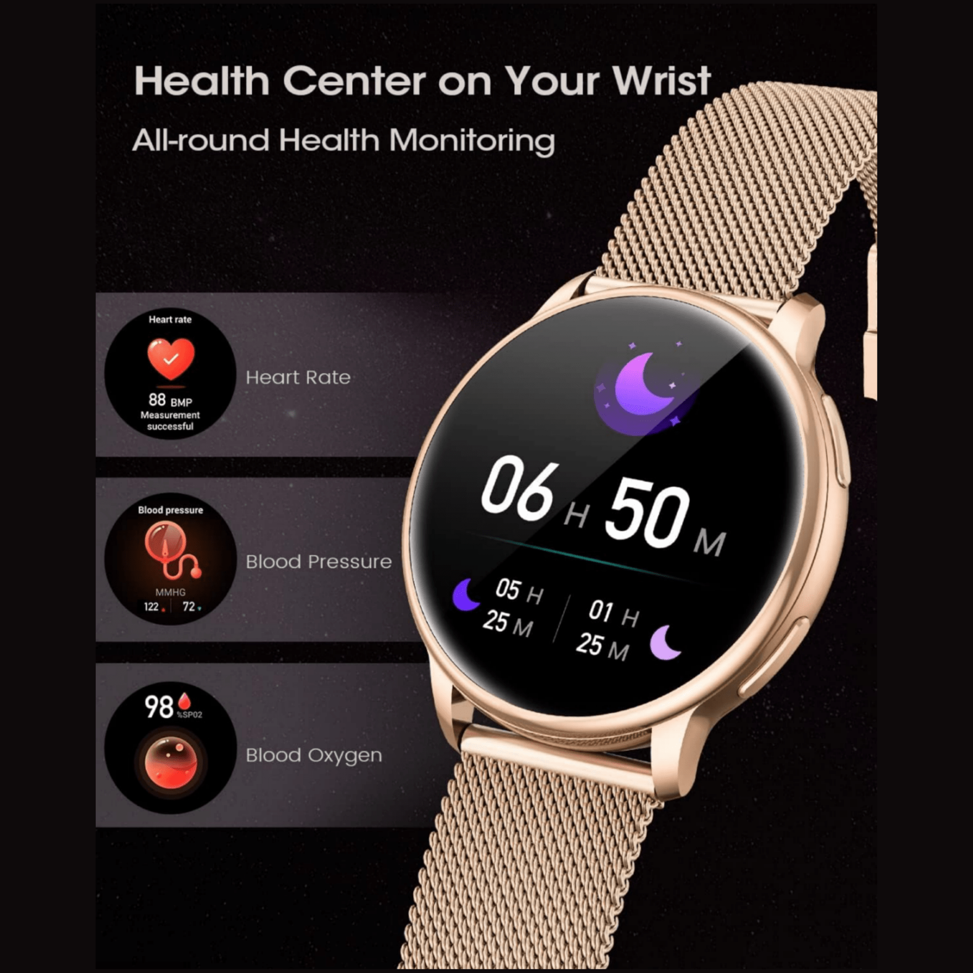 Pequeña albóndiga G35, Reloj inteligente, Fitness Tracker, Diseñado ...