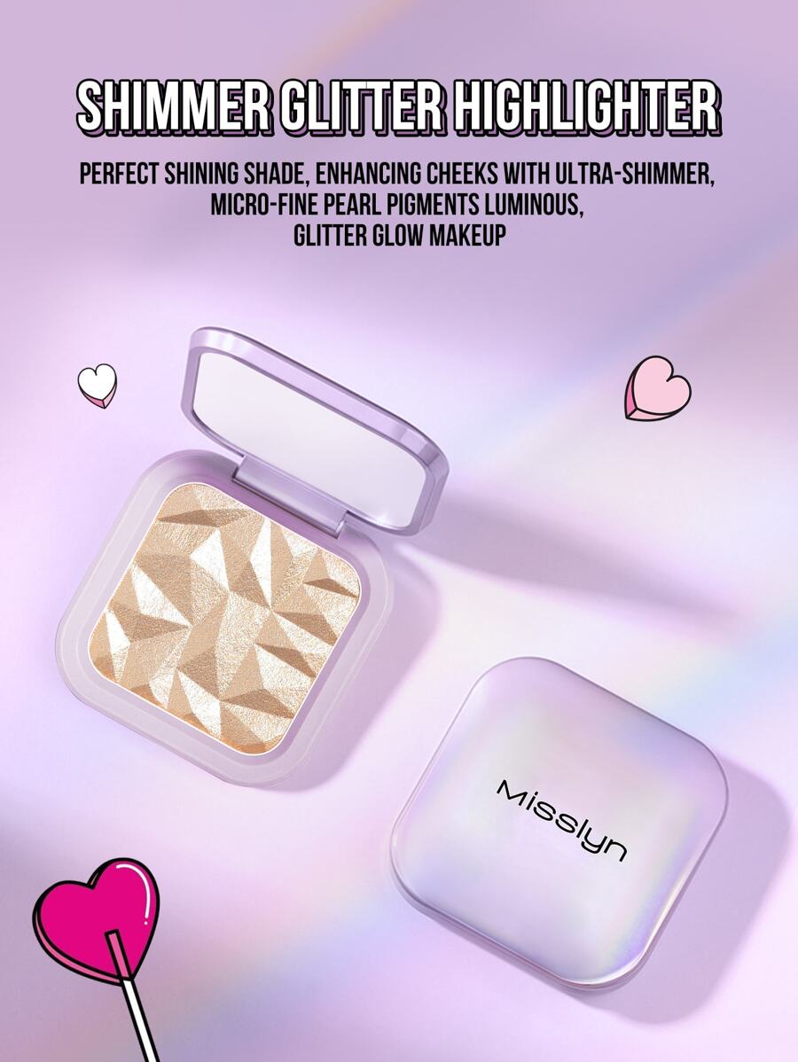 Misslyn Ultra Shimmer Highlighter, Brighten,Makeup Shimmer Illuminate ...