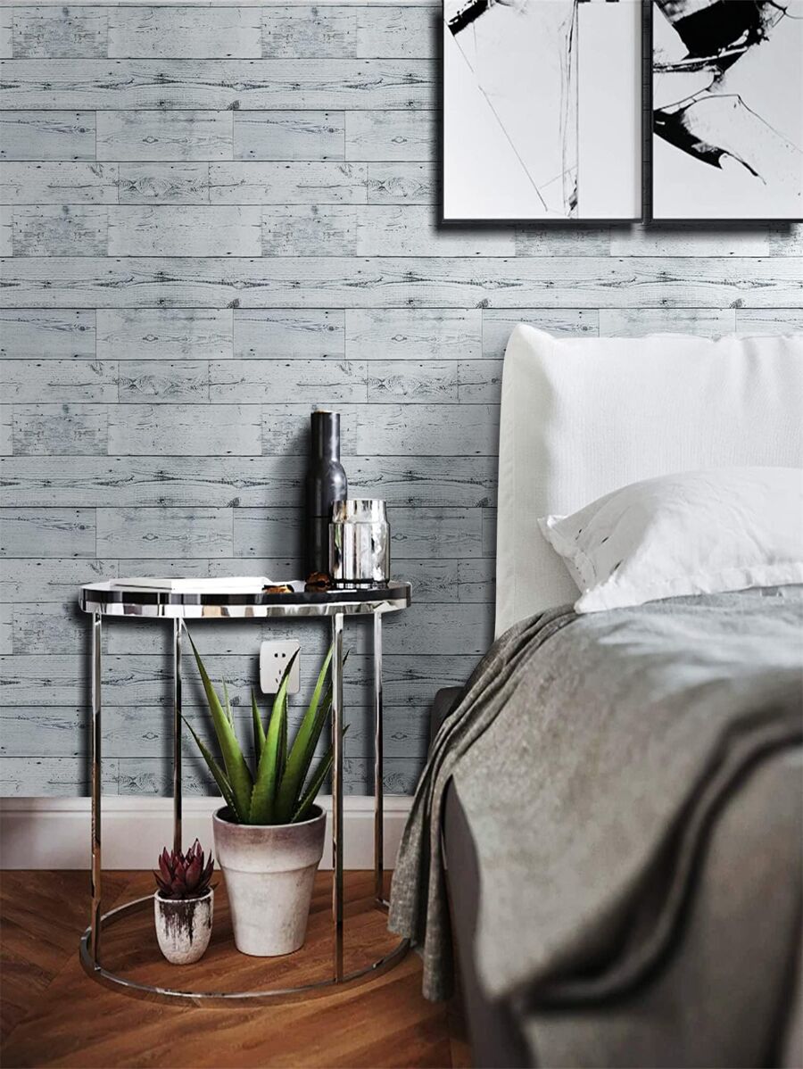 Peel And Stick Wood Planks Contact Paper For Cabinets Rustic Self ...
