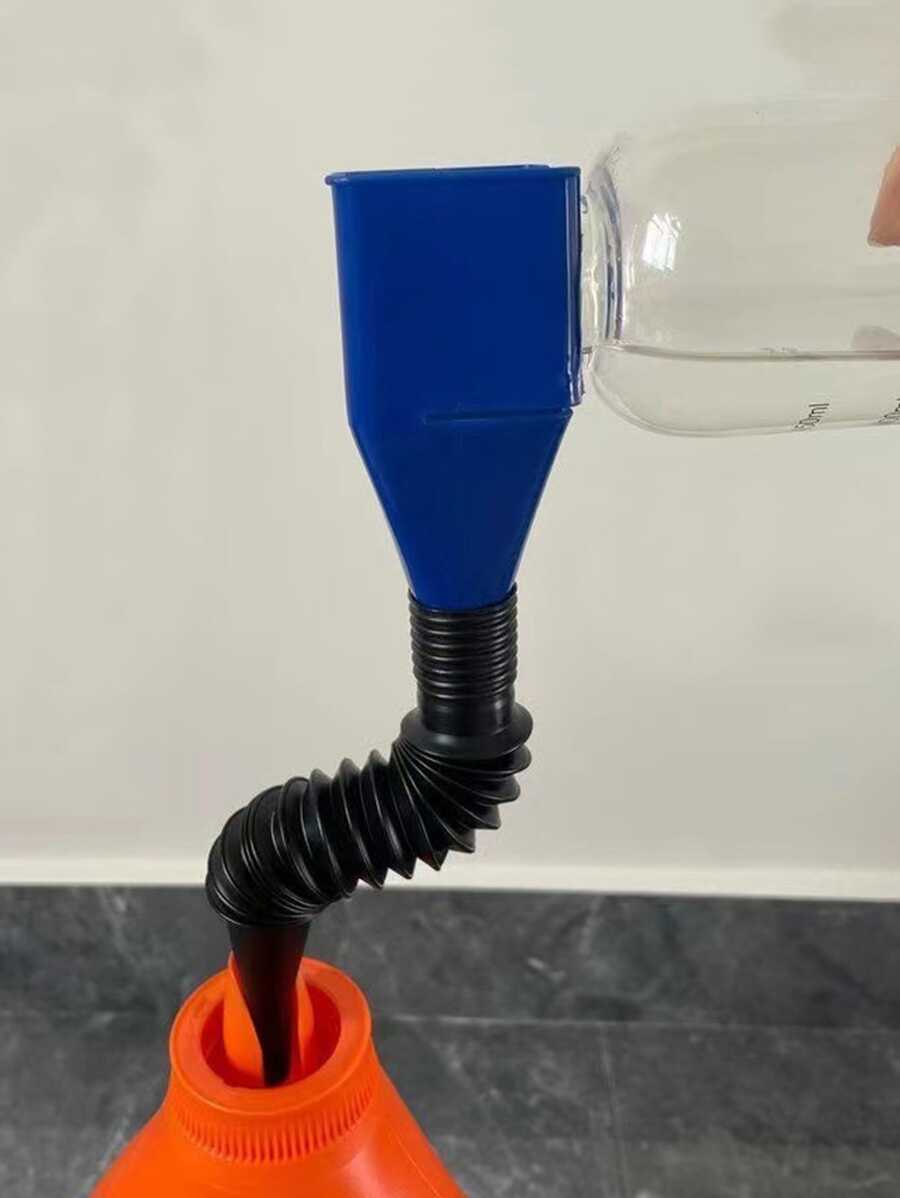 1pc Oil Pouring Funnel With Convenient Clasp, Thick Square Shape Fuel ...