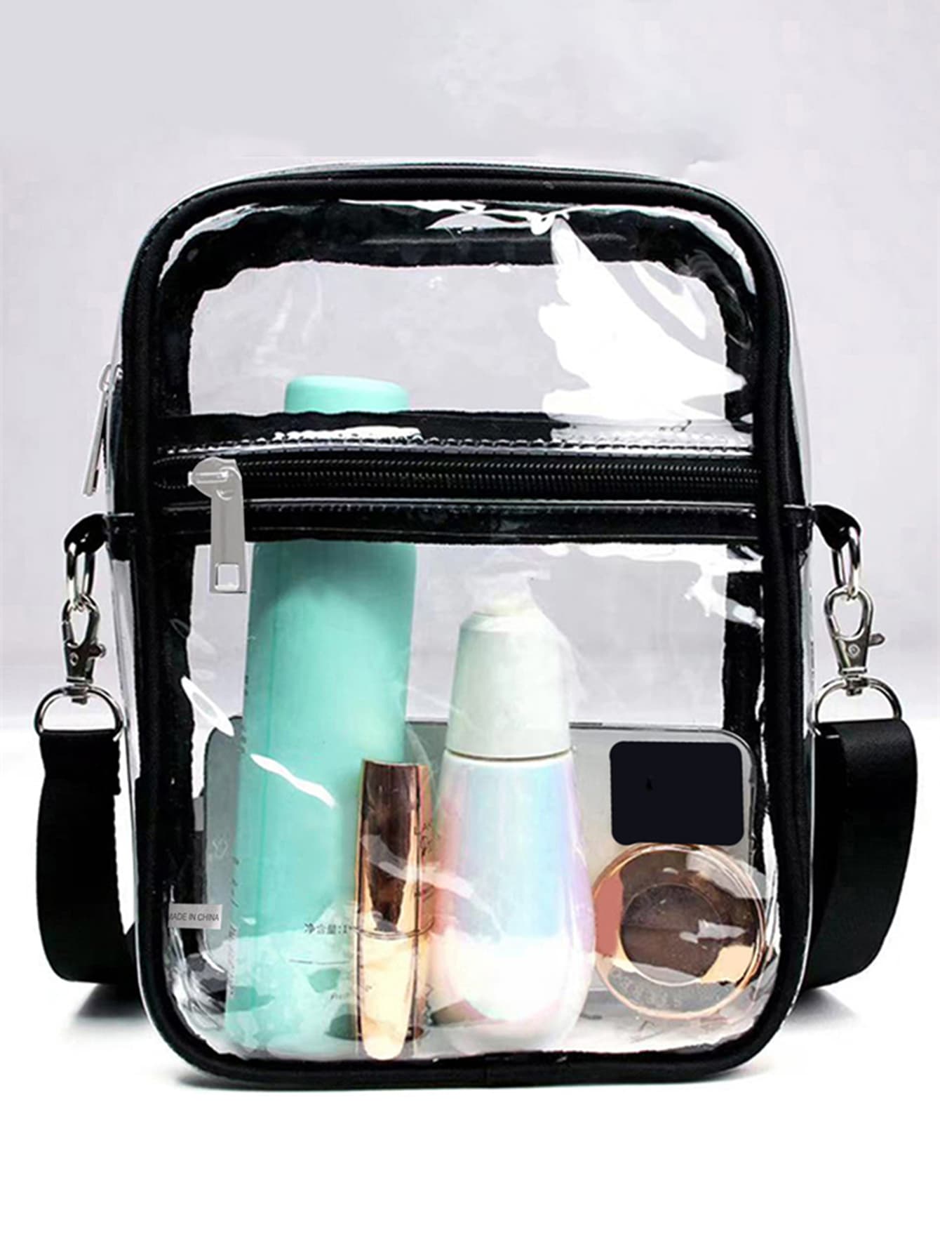 Clear Crossbody Bag, Stadium Approved Clear Bag For Concerts, Sporting ...