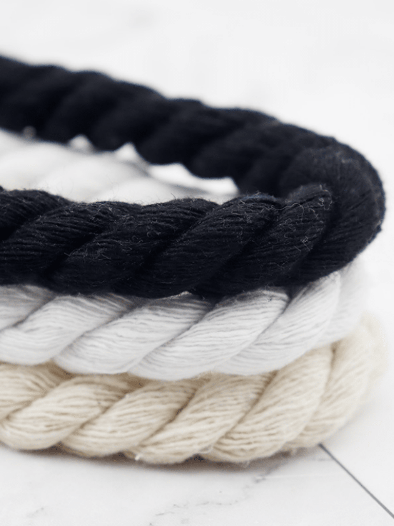 10mm Thick Rope Shoelaces In White, Pink, Green, Beige And Black For ...