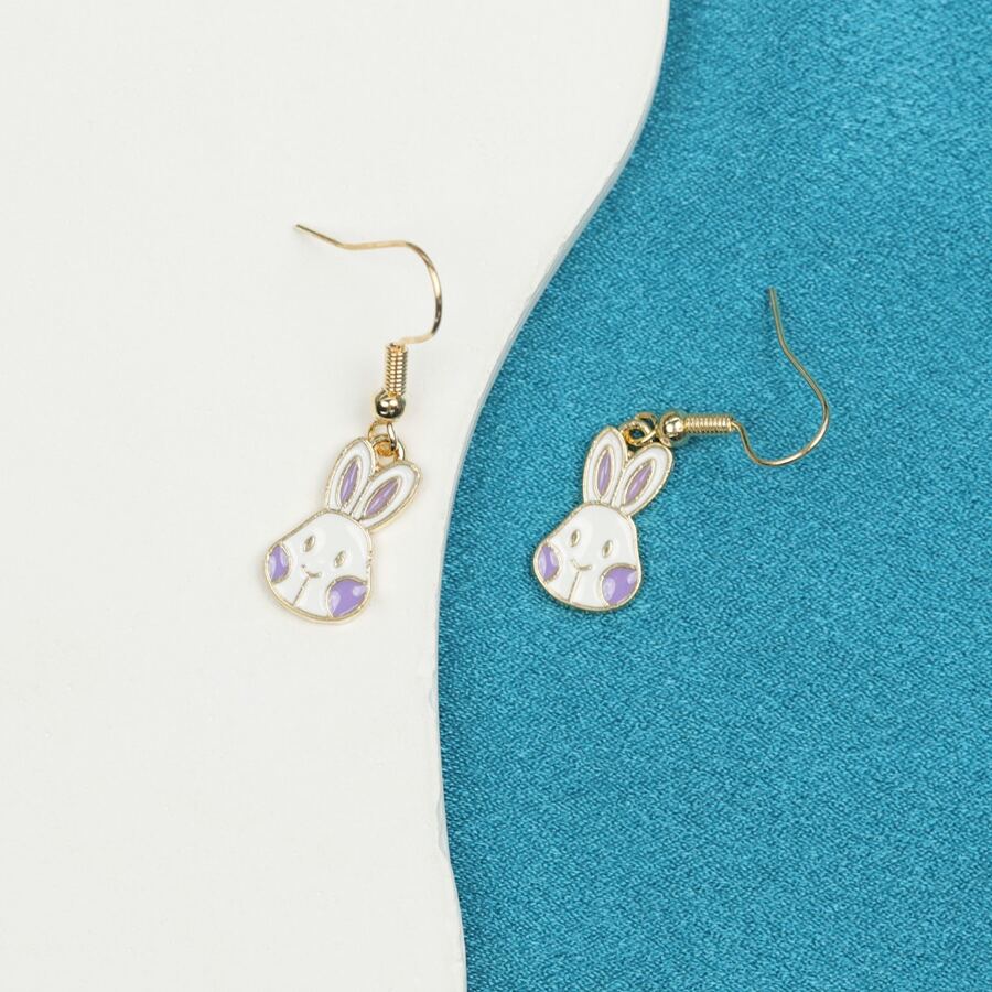 Cute Cartoon Rabbit Ear Drops With Sweet & Fresh Oil Drip Design Based ...