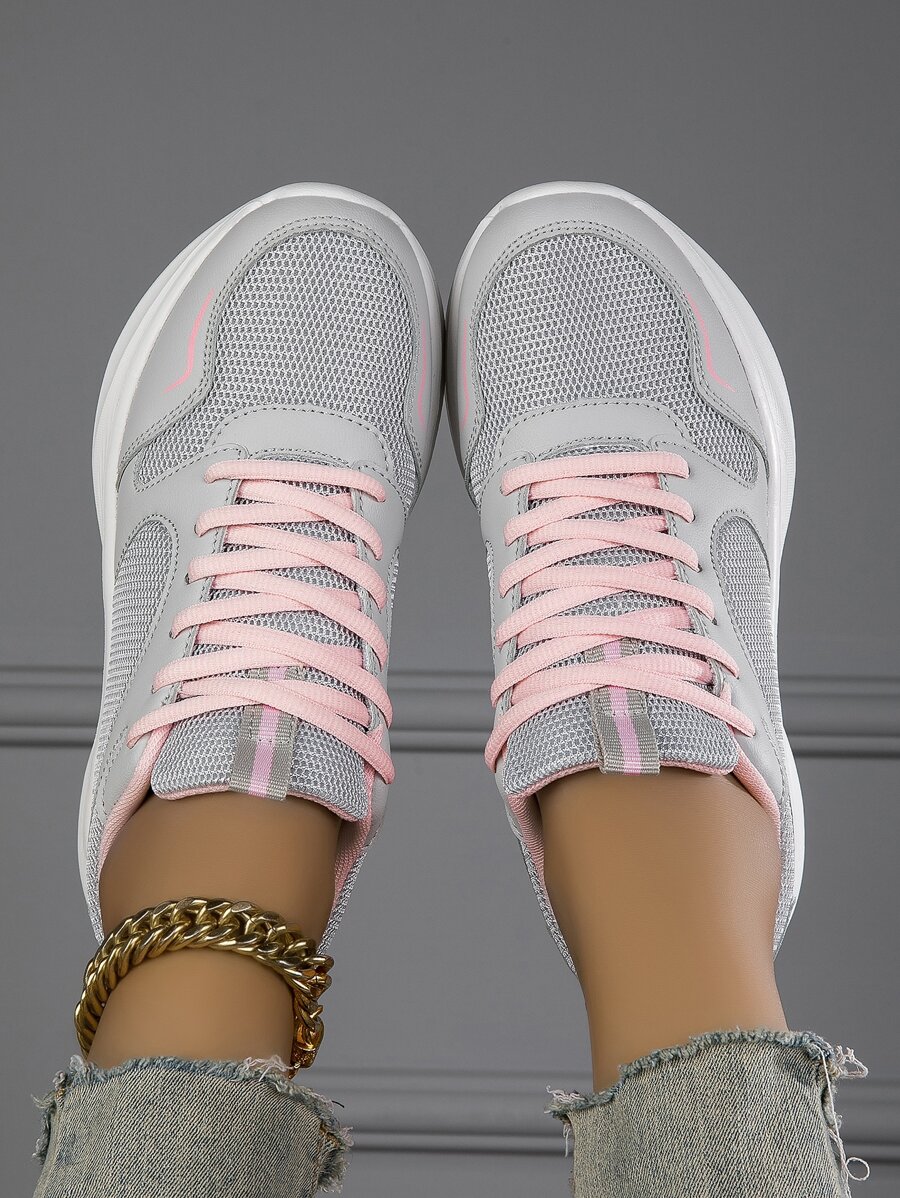 New Style Breathable Mesh Women's Shoes, Light And Casual Running Shoes ...