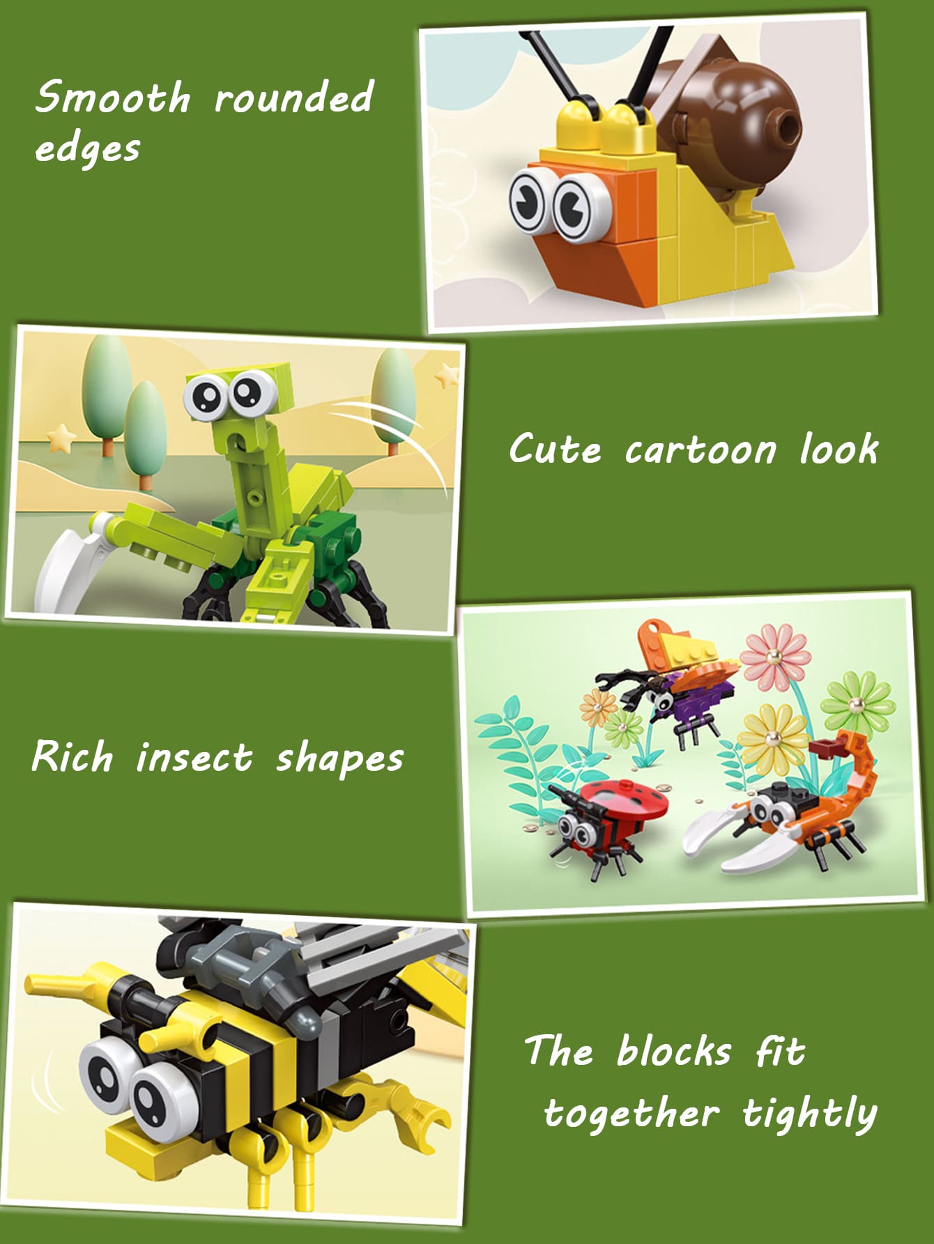 12-In-1 Animal Kits Educational Toys Building Blocks Insect Gogga Toys ...