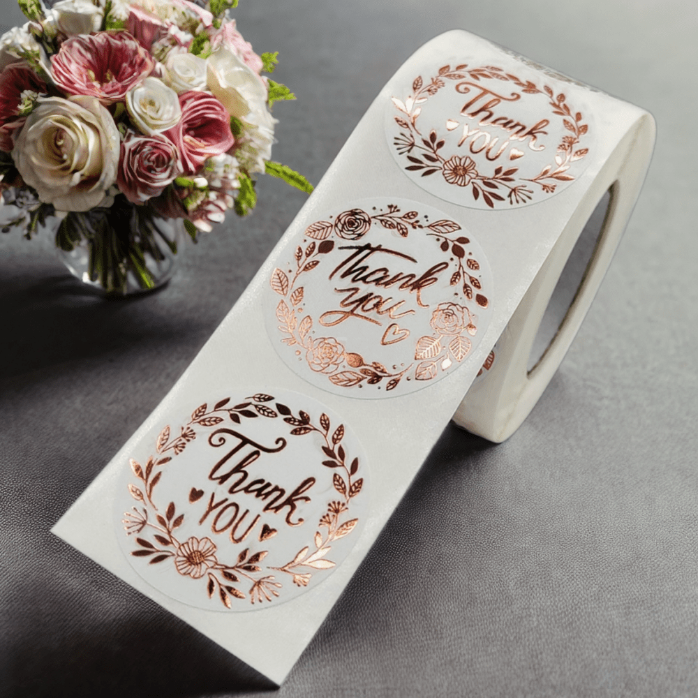 1 Roll Of 500 Creative Gift Sealing Stickers, Thank You Sealing ...