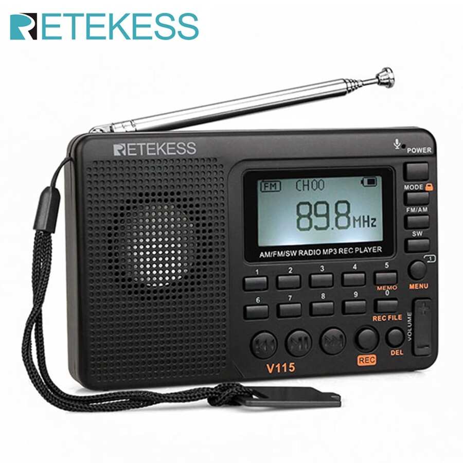 Black Multi-functional Radio | SHEIN USA