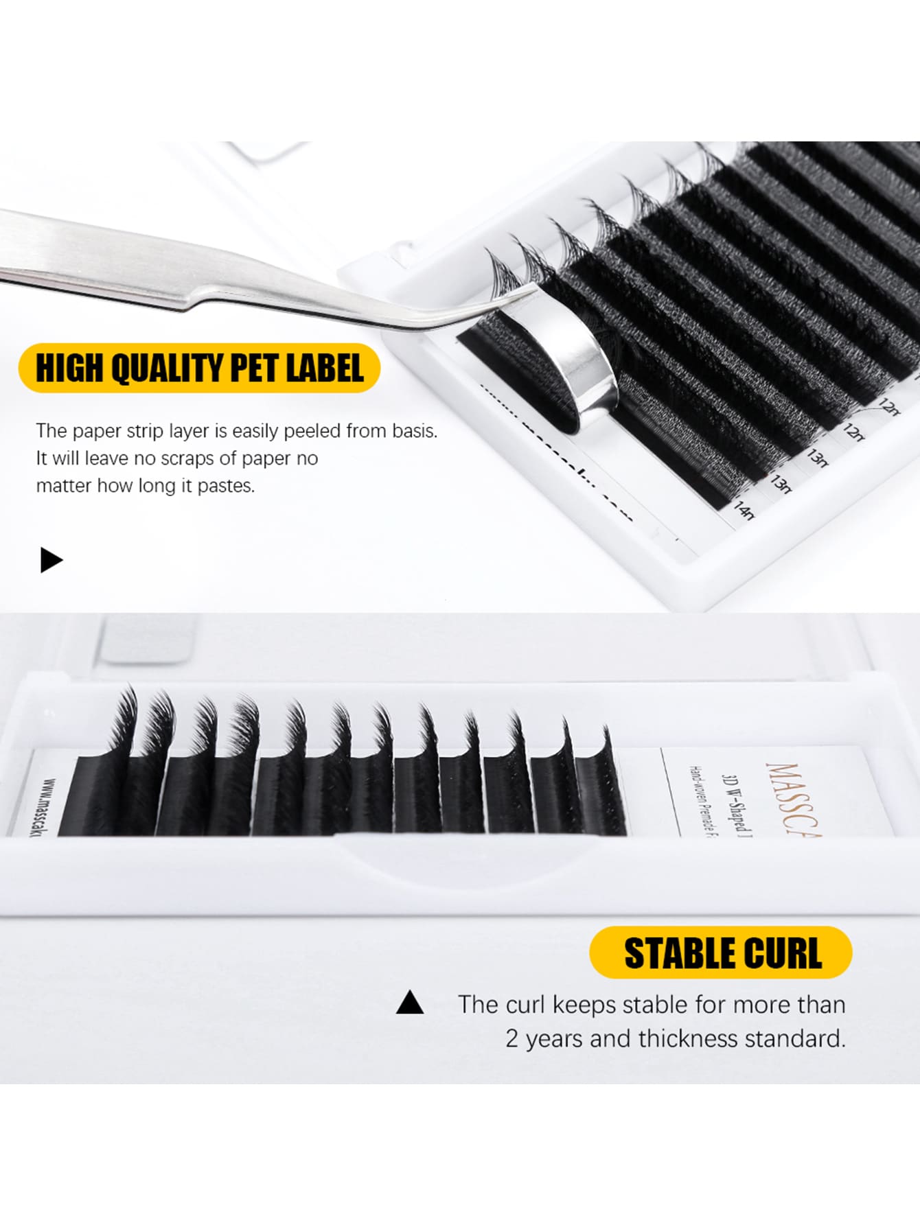 W Shaped Eyelash Lashes Easy Fan Eyelash Extensions Wholesales Premade ...