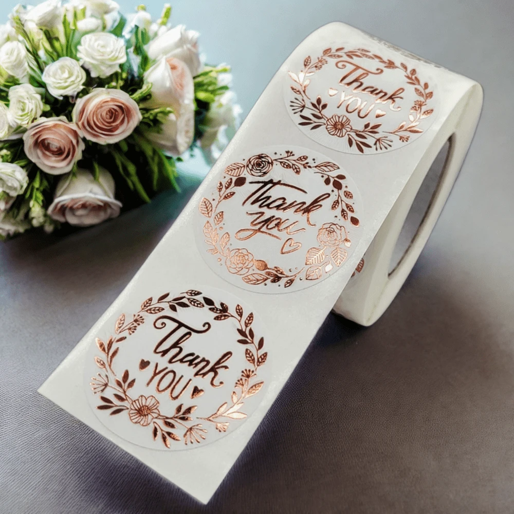 1 Roll Of 500 Creative Gift Sealing Stickers, Thank You Sealing ...