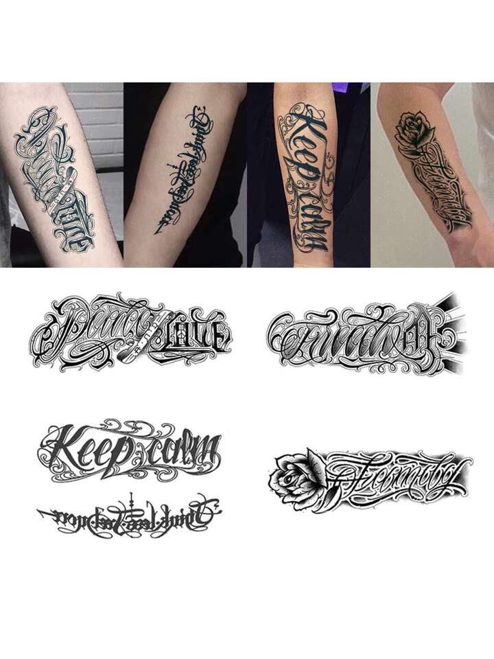 Lettering Tattoo For Men