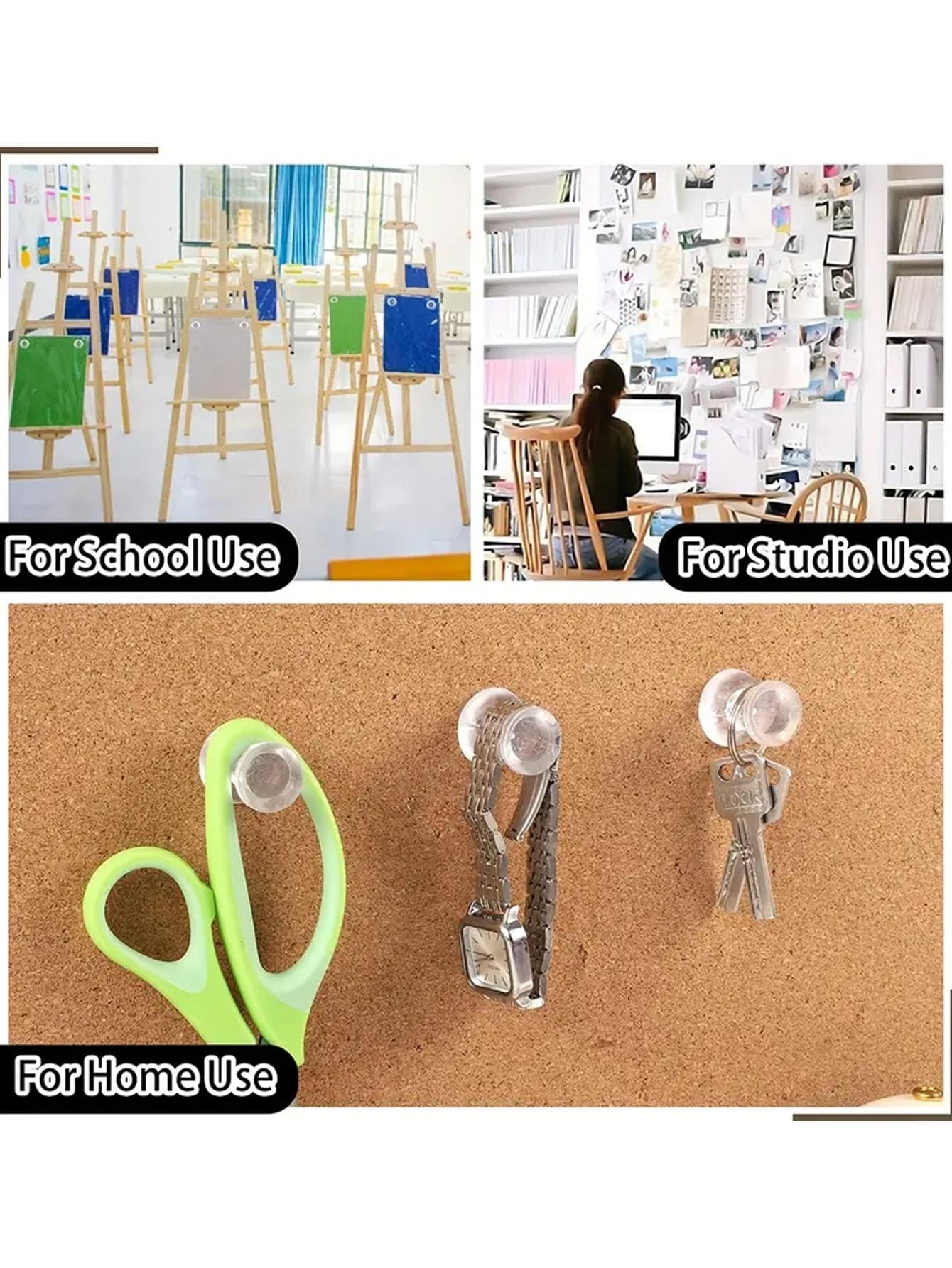 About 100pcs/box Drawing Push Pins, Notice Board Pins For Board, Maps ...