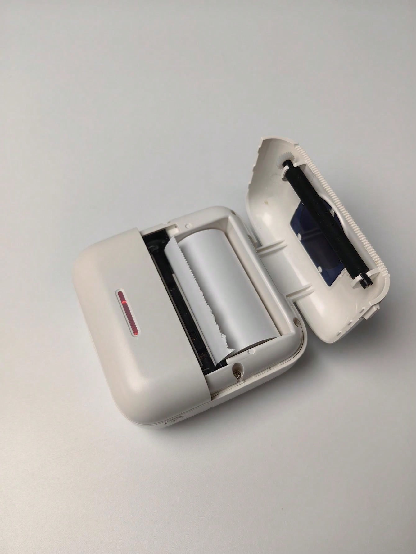 Portable Wireless Thermal Printer with 1 Roll of Paper Inkless Mini ...