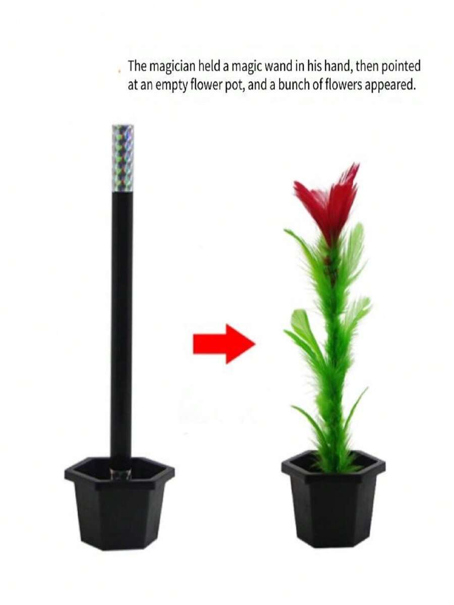 Single Magic Wand Prop That Can Make Flowers Appear And Disappear For ...