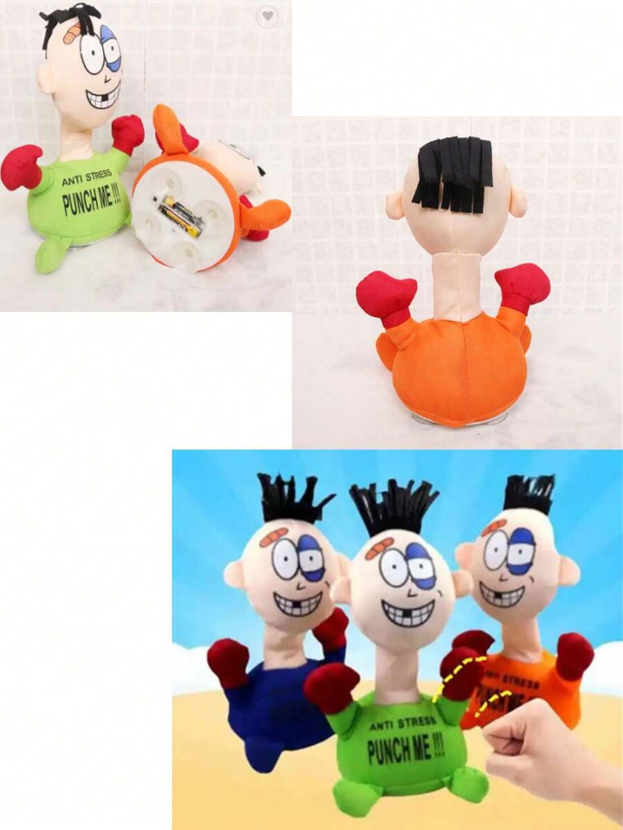 Decompression Toys Get Punched Stuffed Cartoon Figures Creative Hit Me ...